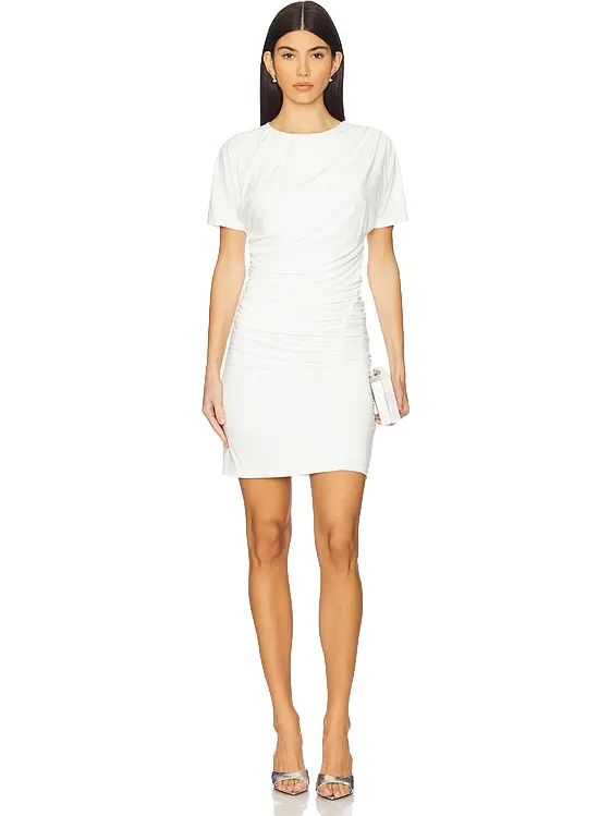 Simkhai Kiko Mini Dress - Ivory