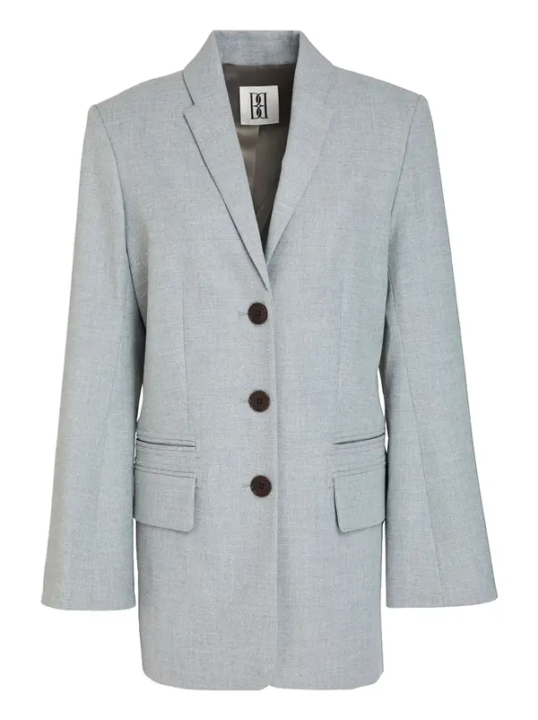 BY MALENE BIRGER Porter Tweed Blazer - Gray