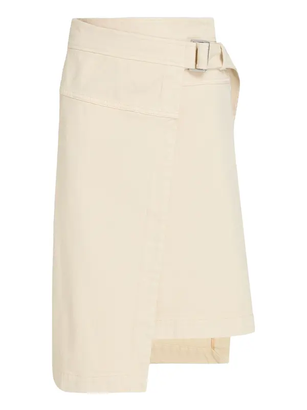 3.1 Phillip Lim Denim Wrap Skirt - Ecru