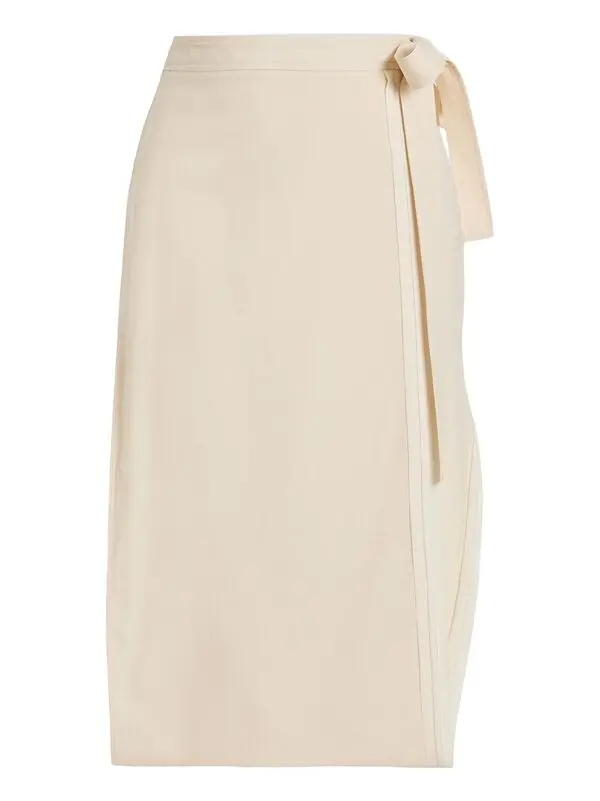 3.1 Phillip Lim Wrap-effect Midi Skirt - Cream