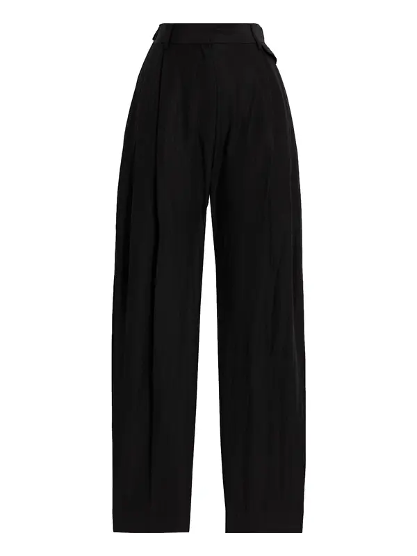 3.1 Phillip Lim Pleated Tencel-blend Tapered Pants - Black