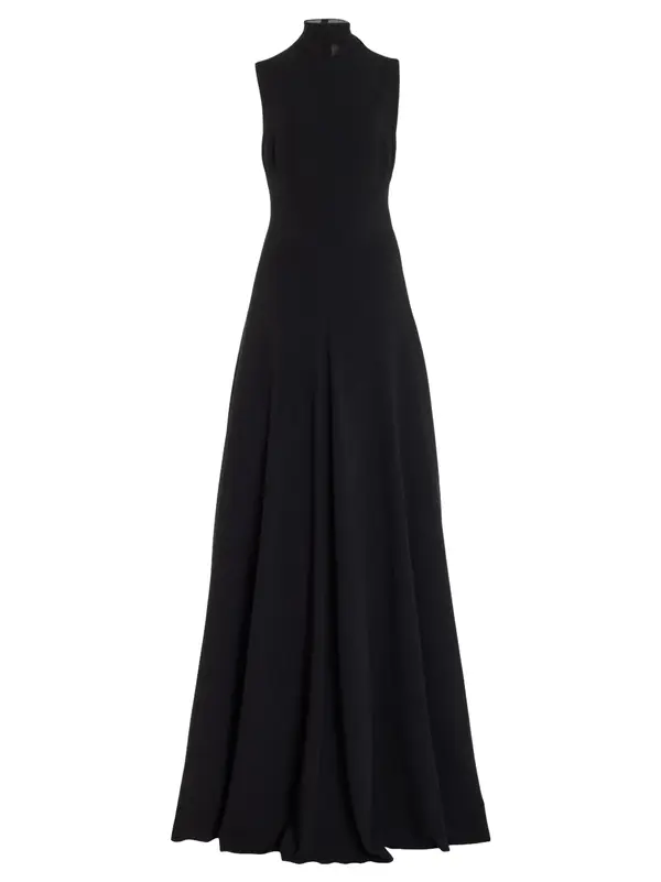 Brandon Maxwell Aurora Maxi Dress - Black
