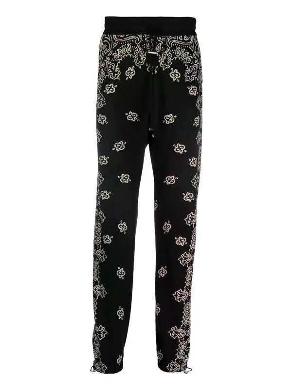 Amiri Bandana Track Pants - Black
