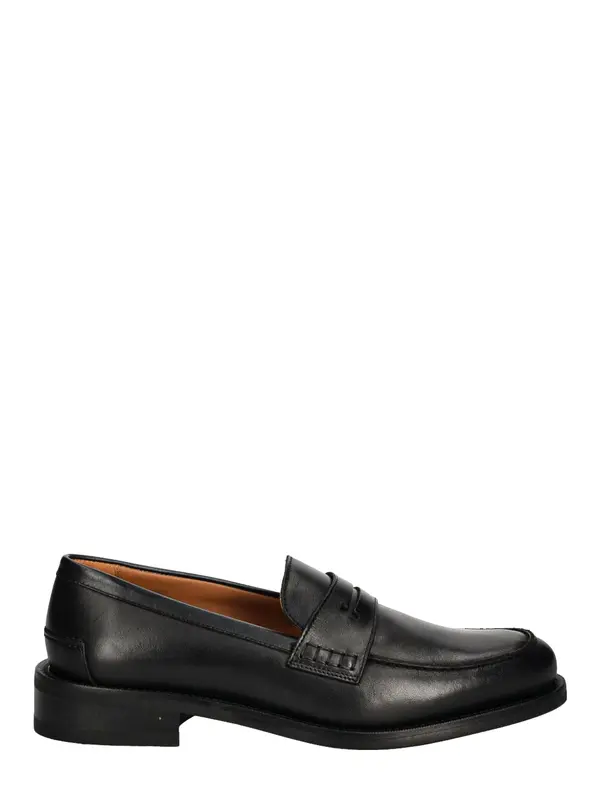HACKETT Leather Loafers - Black