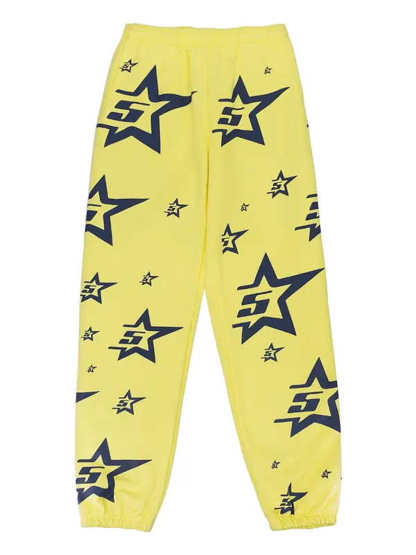 SP5DER 5star Track Pants - Yellow