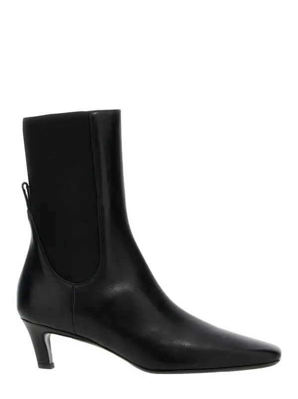 TOTEME 50mm Leather Boots - Black