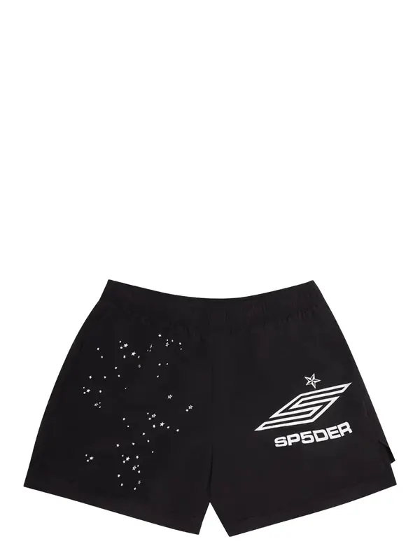 SP5DER Pro Track Shorts - Black
