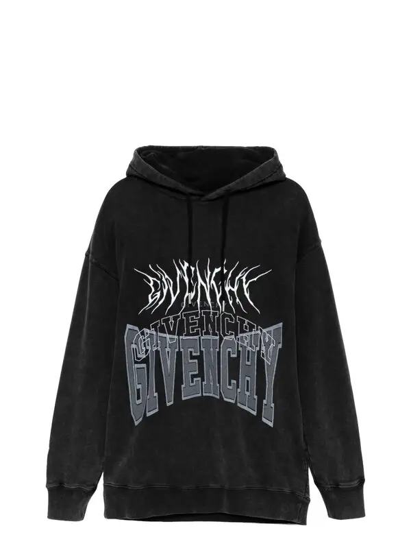 Givenchy Embroidered Hoodie - Black
