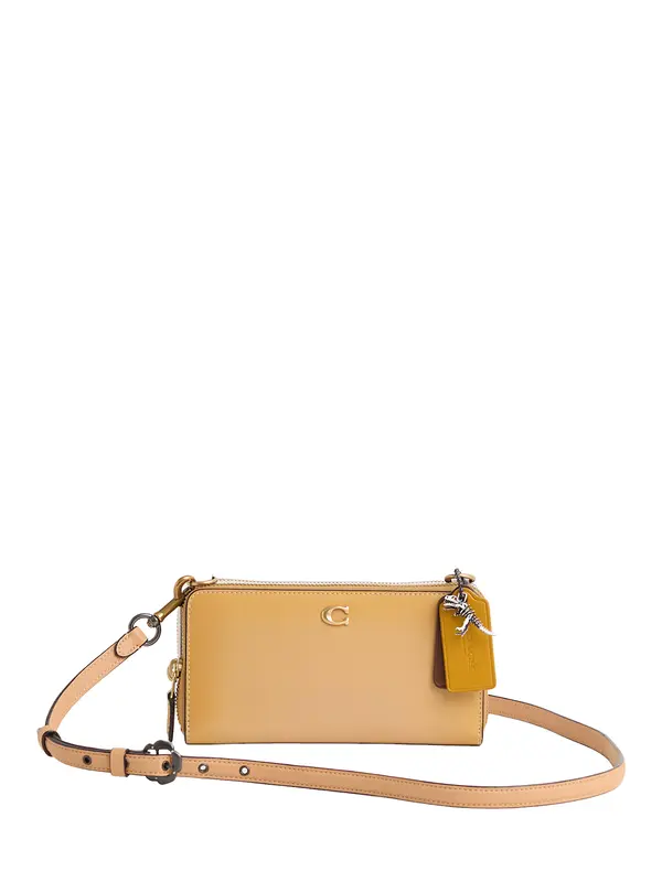 COACH® Upcrafted Double-up Crossbody Creation - Brass/tan