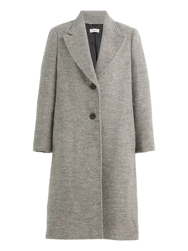 COACH® Restored Herringbone Oversized Coat - Grey