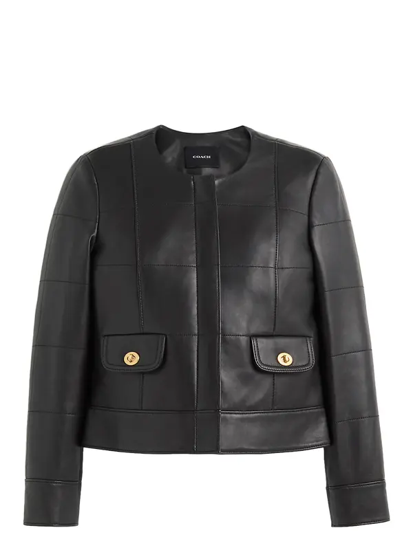 COACH® Restored Quilted Feminine Jacket - Black