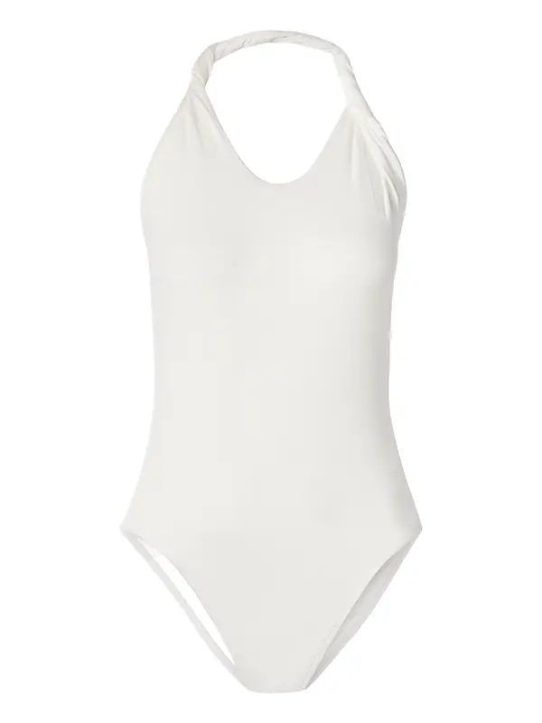 Tove Enya Twisted Halterneck Bodysuit - Ivory