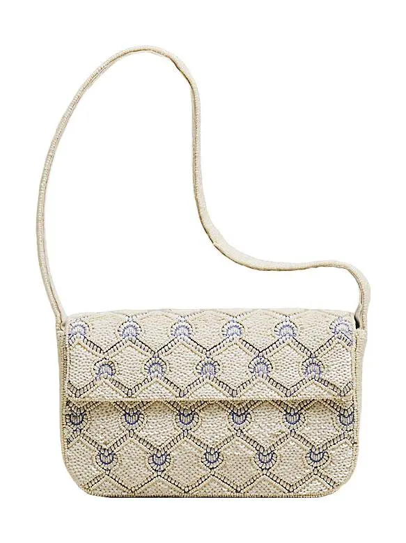 Anthropologie Fiona Beaded Geometric Bag - Sailor Knot