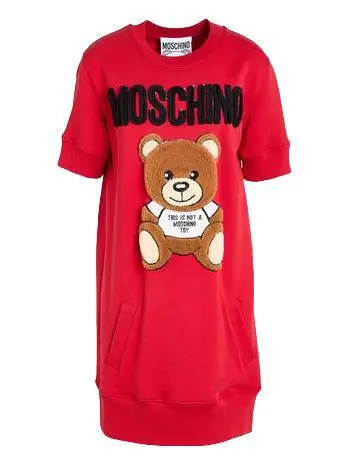Moschino Couture Mini T-shirt Dress - Red