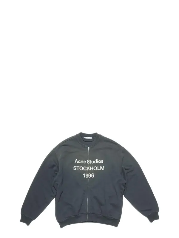 Acne Studios Zip-up Sweatshirt - Grey