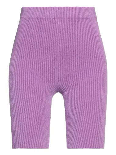 ROBERTO COLLINA Knitted Cycling Shorts - Purple