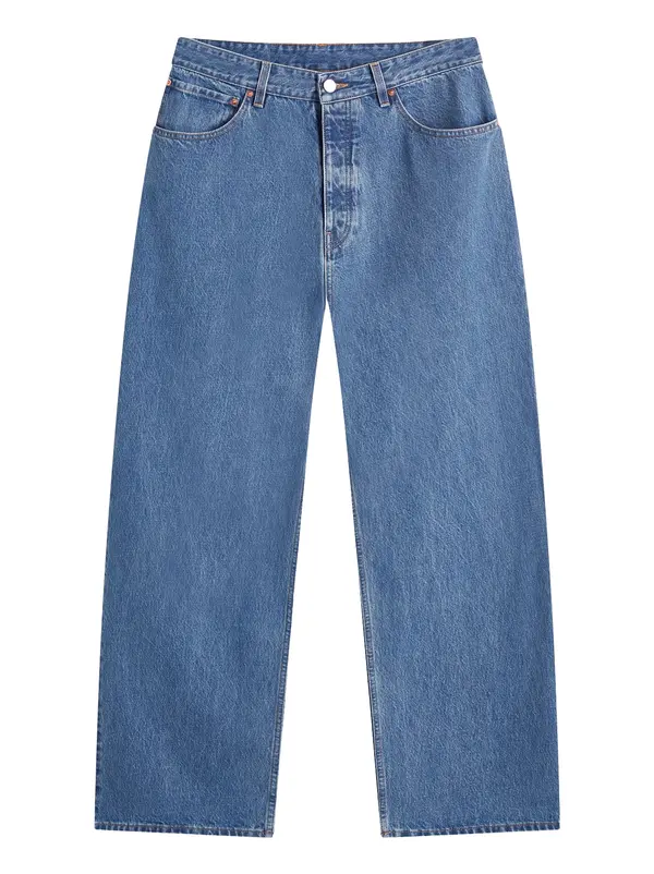 Vetements Baggy Wide-leg Jeans - Mid Blue