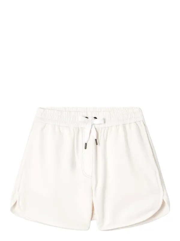 Brunello Cucinelli Cotton-jersey Shorts - White