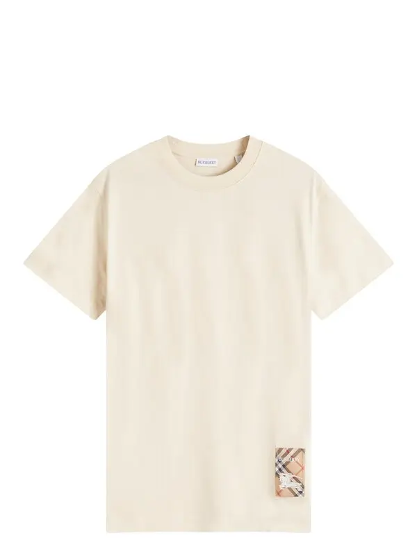 Burberry Check Label T-shirt - Nutmeg