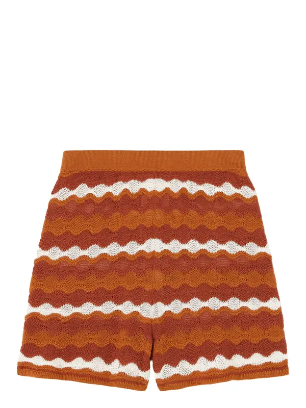 Escvdo Mullu Cotton Shorts - Orange