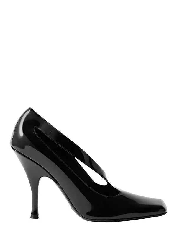 Khaite - KHAITE Eva Cutout Patent-leather Pumps
