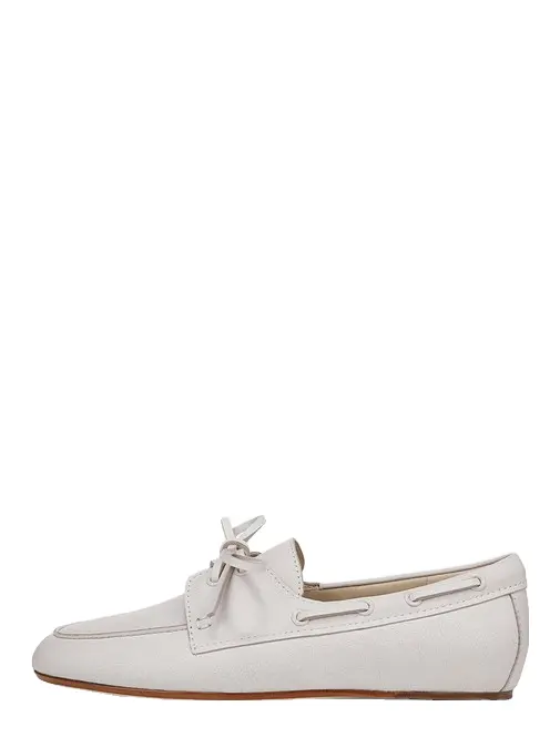 Vince Marin Leather Lace-up Loafer - White