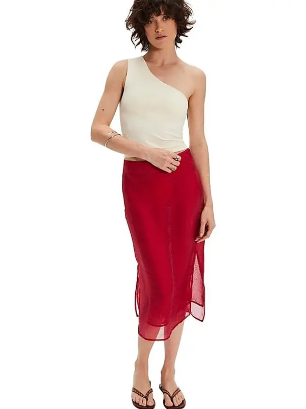 Free People - Sheer Luck Midi Skirt