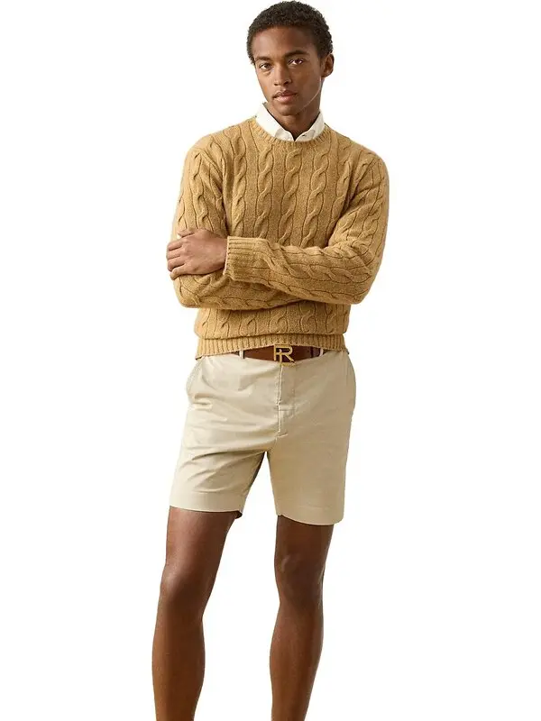 Ralph Lauren Hand-tailored Stretch Chino Short - Classic Stone