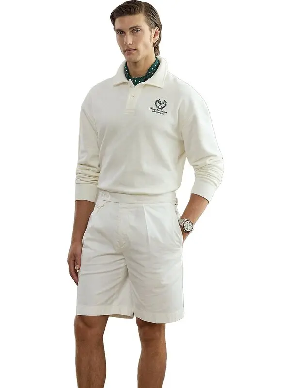 Ralph Lauren Hand-tailored Stretch Chino Short - Deckwash White