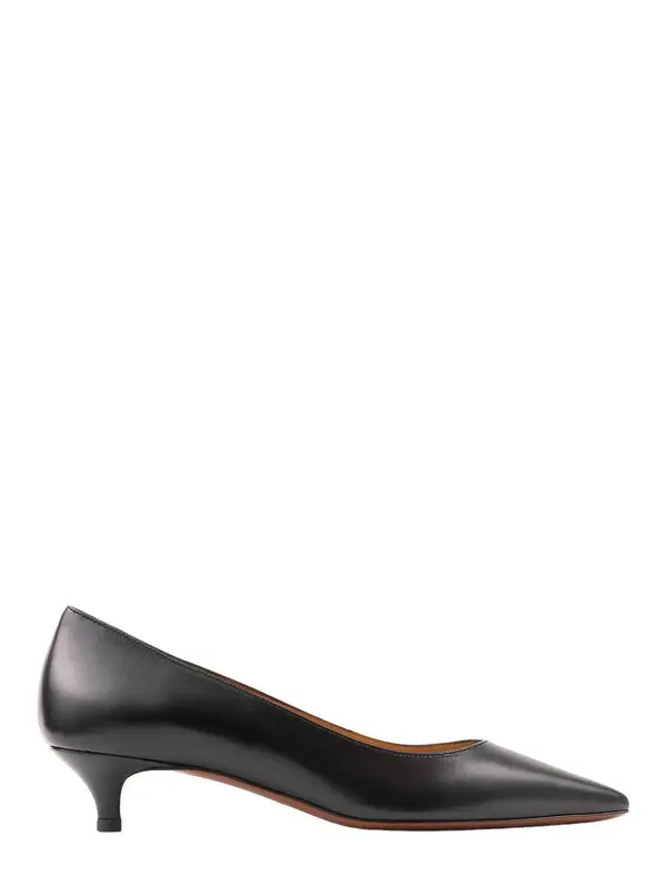 Ralph Lauren Tenney 35 Mm Goatskin Pumps - Black