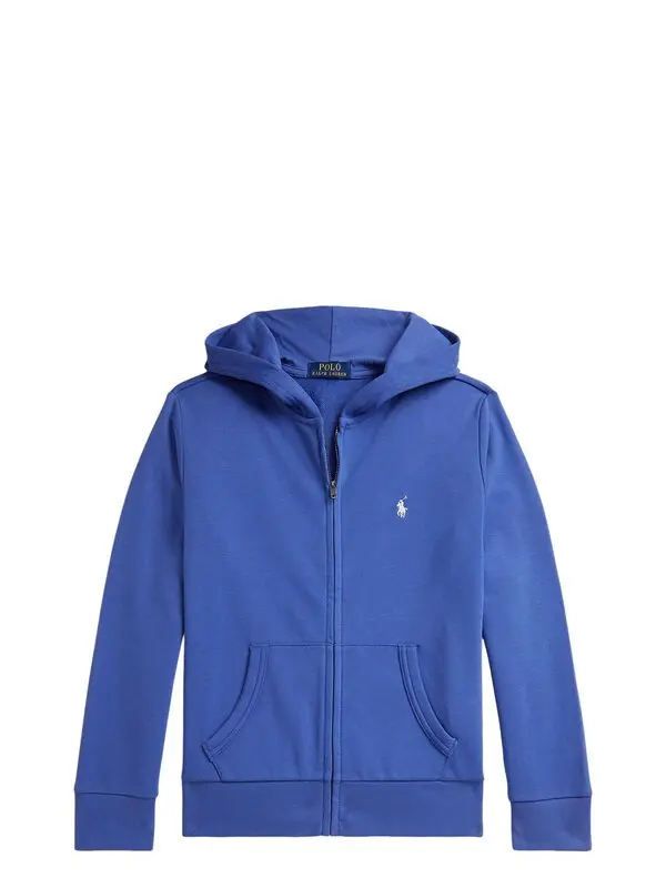 Ralph Lauren Logo French Terry Full-zip Hoodie - Liberty