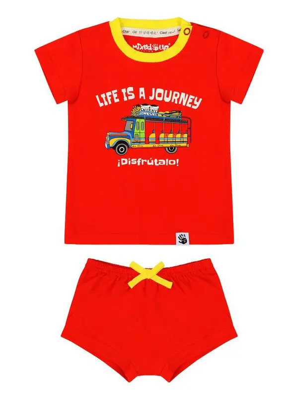 MIXED UP CLOTHING Tee And Bloomer Shorts Set - Chiva