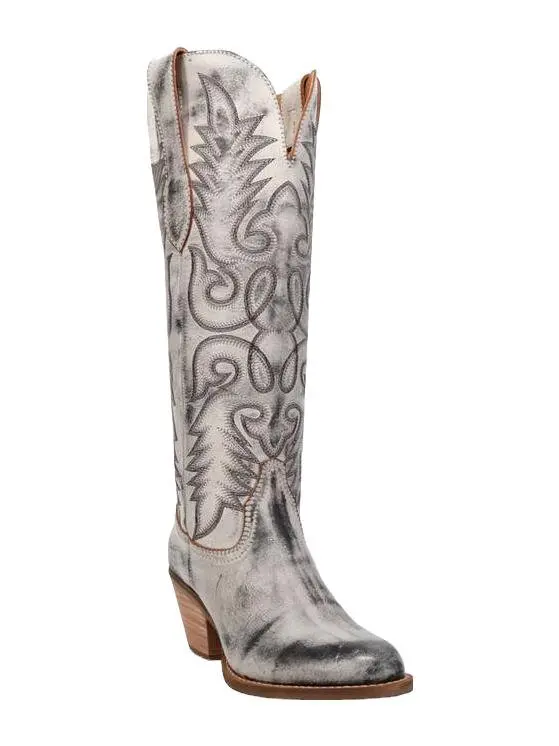 DINGO Faded Love Western Boot - Black