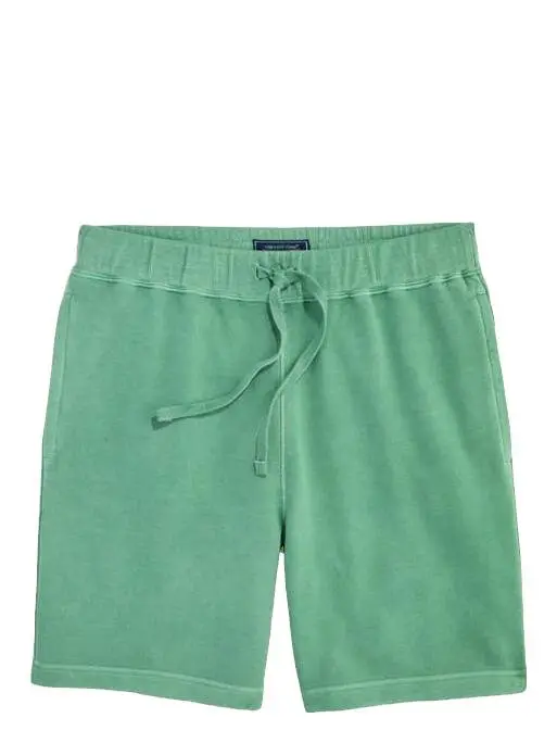 Vineyard Vines Cotton French Terry Drawstring Shorts - Starboard Green