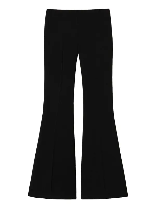 TWINSET Crêpe Flared Trousers - Black