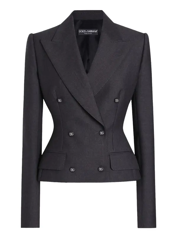 Dolce & Gabbana Double-breasted Blazer - Grey