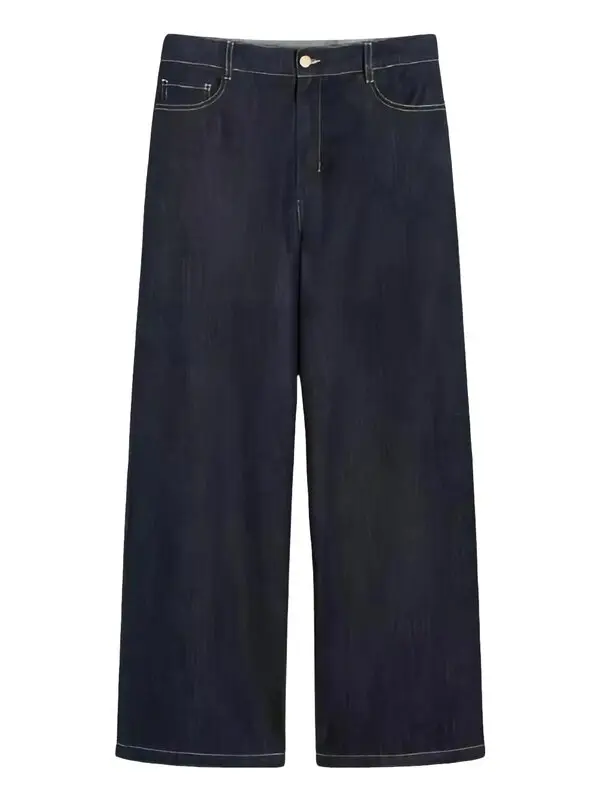 Max Mara Wide Leg Jeans - Blue