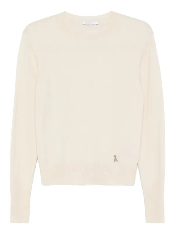 Patrizia Pepe Cashmere Sweater - Neutrals