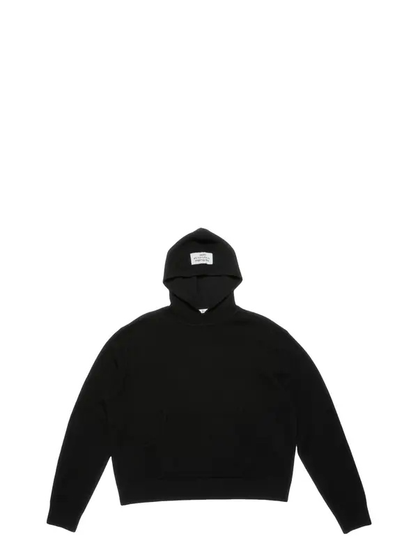 Acne Studios Appliqué Hoodie - Black