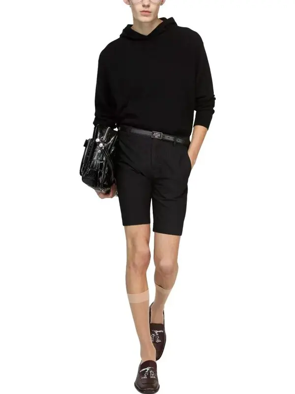 Acne Studios Appliqué Hoodie - Black