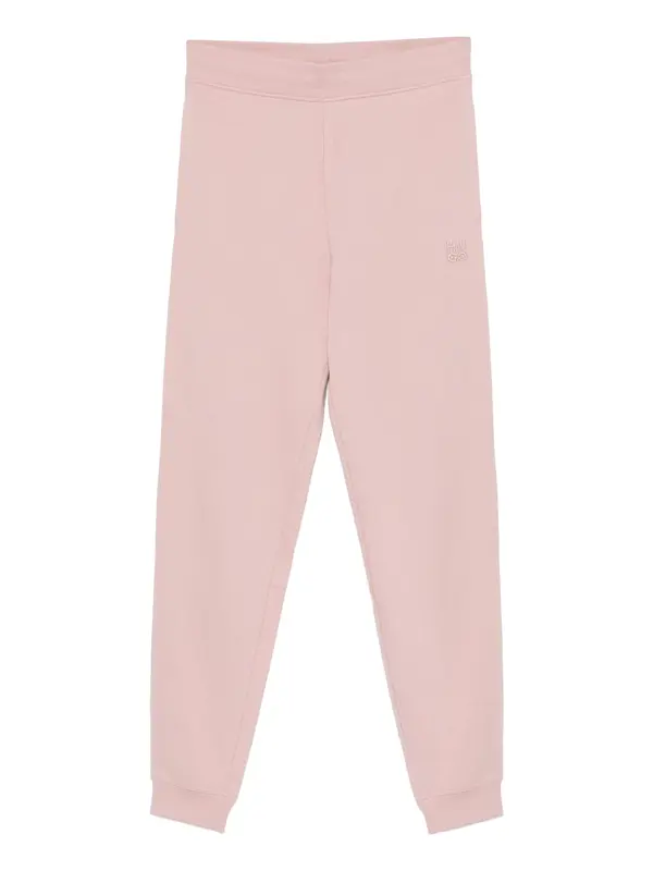 Hugo Logo-embroidered Track Pants - Pink