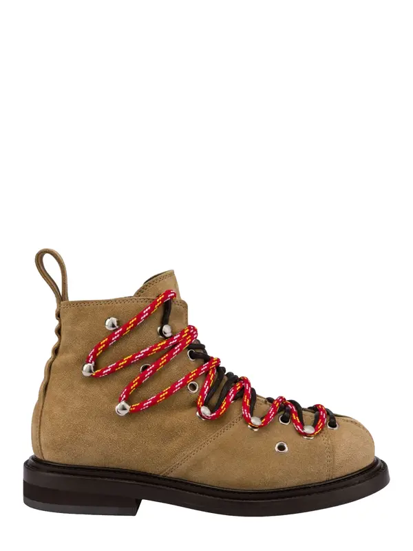 Moschino Lace-up Boots - Brown