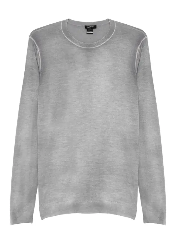 Avant Toi Faded Sweater - Grey