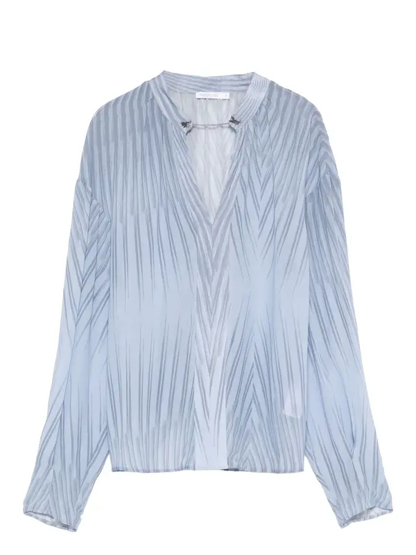 Patrizia Pepe Printed Blouse - Blue