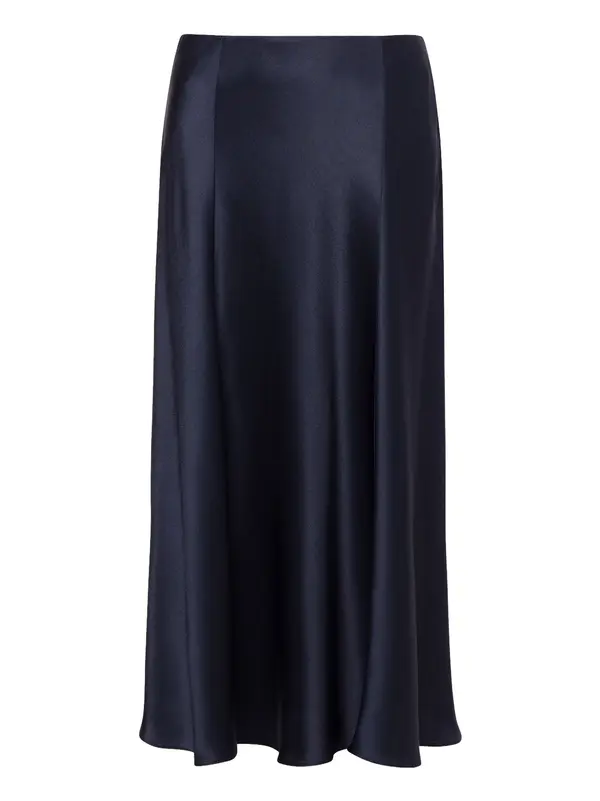 Alberta Ferretti Mid-length Flared Hem Skirt - Blue
