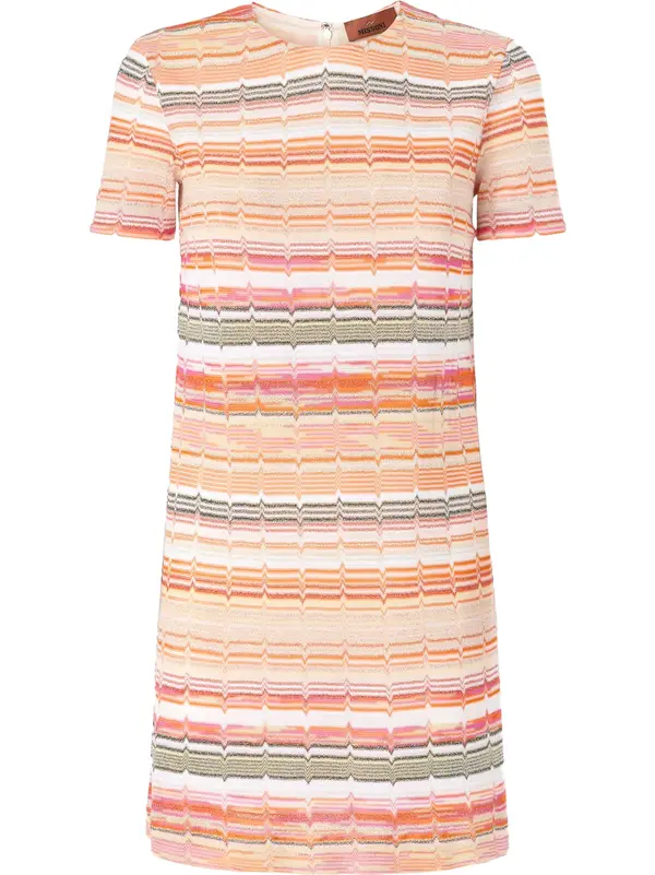 Missoni Striped Mini Dress - Neutrals