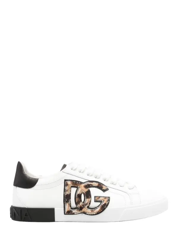 Dolce & Gabbana Logo-patch Sneakers - White