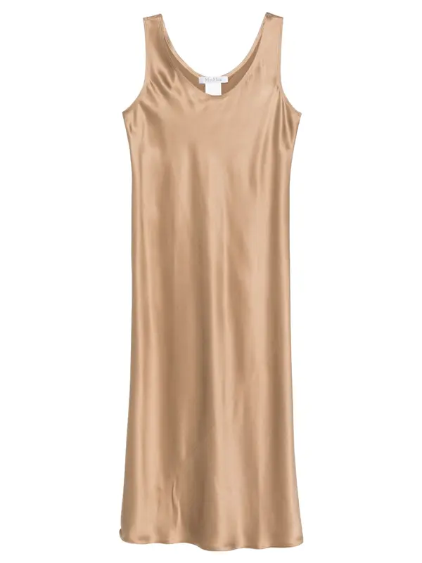 Max Mara Banjo Midi Dress - Brown