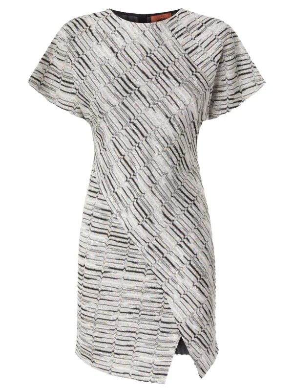 Missoni Wrap Mini Dress - White