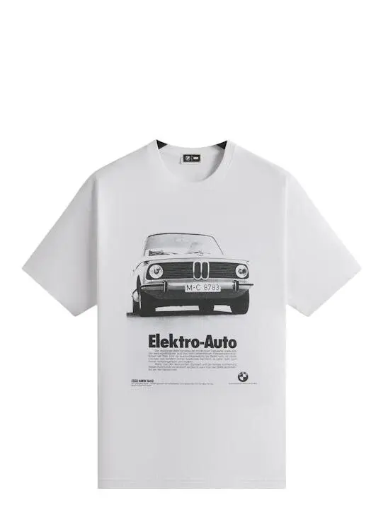 Kith X Bmw Electro Auto Vintage Tee Shirt - White